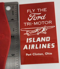 Fly the Ford Island Airlines Vertical 2' x 3.5" Flexible Sticker ...