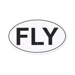 Oval "FLY" Euro Acronym Sticker – Liberty Aviation Museum PX